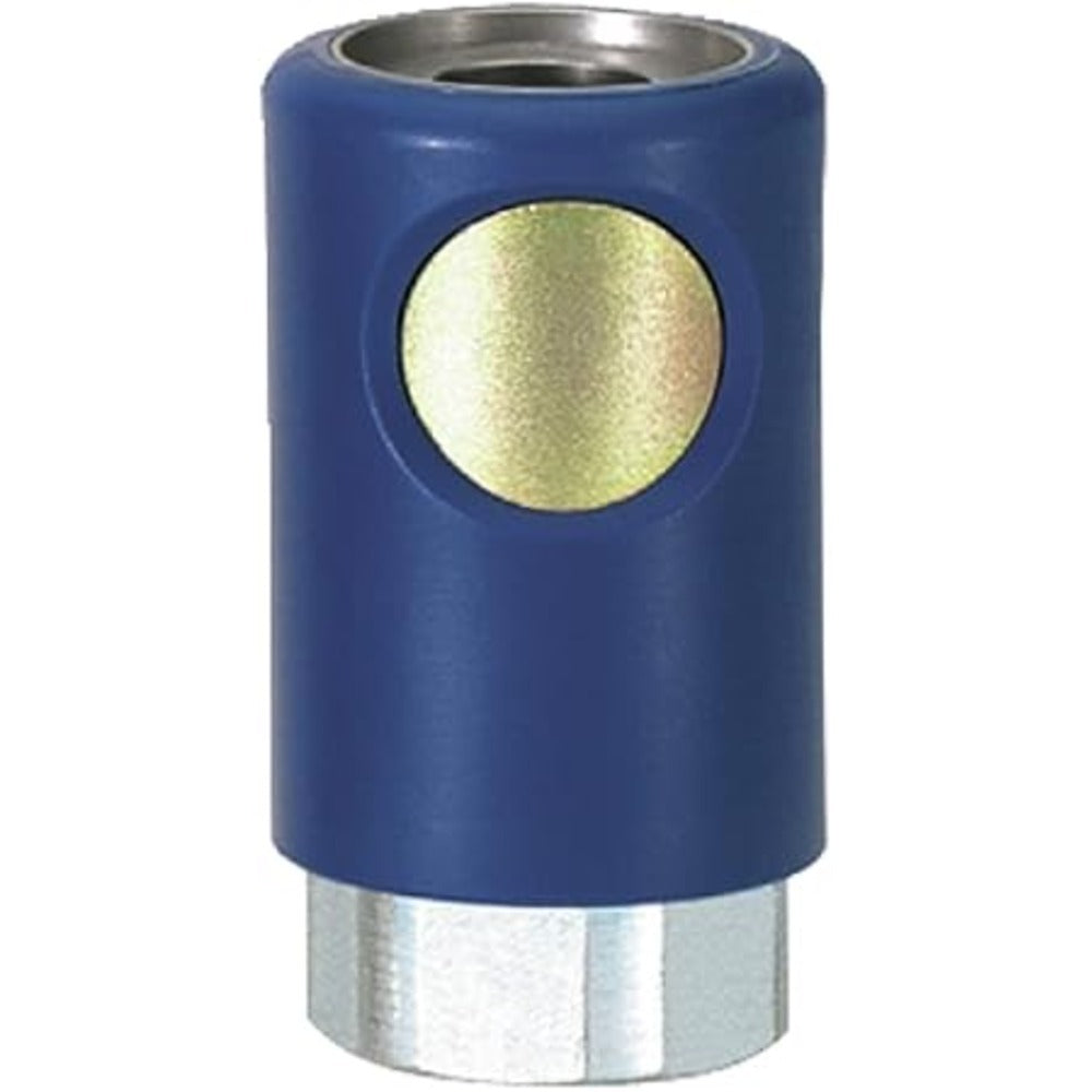 1/4 Inch Female Air Coupler Blue Push Button | Sierra Madre Collection ...