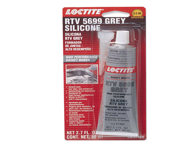 Sealing Compound - Loctite RTV 5699 Gray Silicone Gasket Maker (80 ml ...