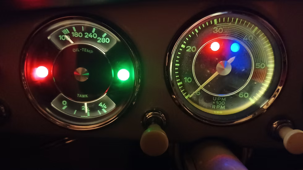 Dash Light Kit - 12 Volt - 356A | 356B | 1955-1961 | Sierra Madre ...