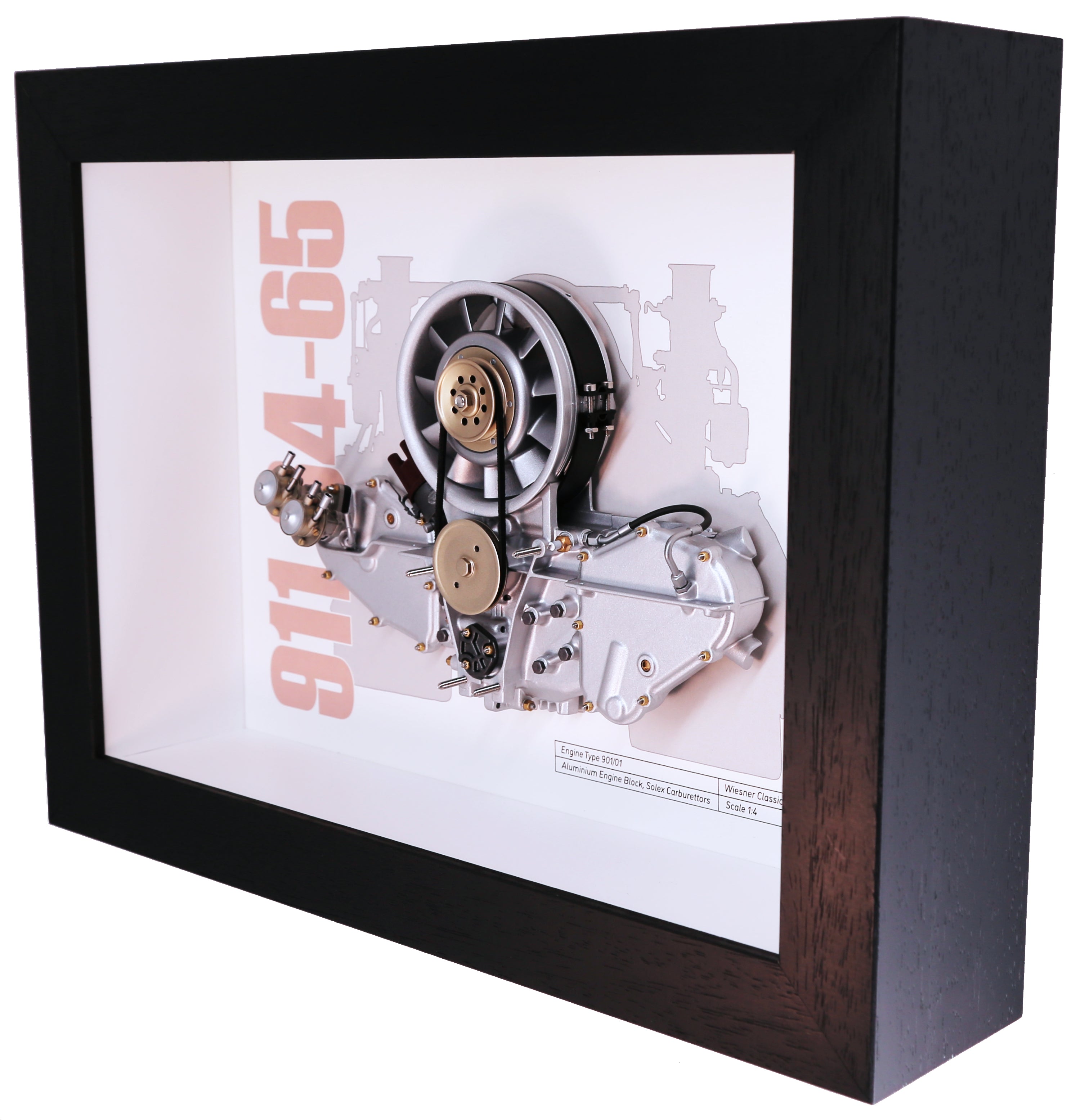 Engine 911 Model Cutaway Porsche Art Box Framed - 1:4 Scale | Sierra ...