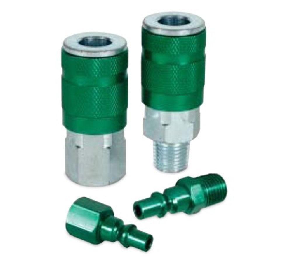 Fnpt Aro Type B Green Air Coupler - 1/4 Inch | Sierra Madre Collection | Porsche Parts and ...
