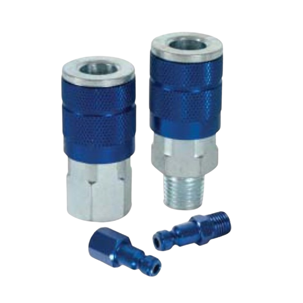 Fnpt Auto Standard Type C 1/4 Inch Blue Air Coupler | Sierra Madre ...