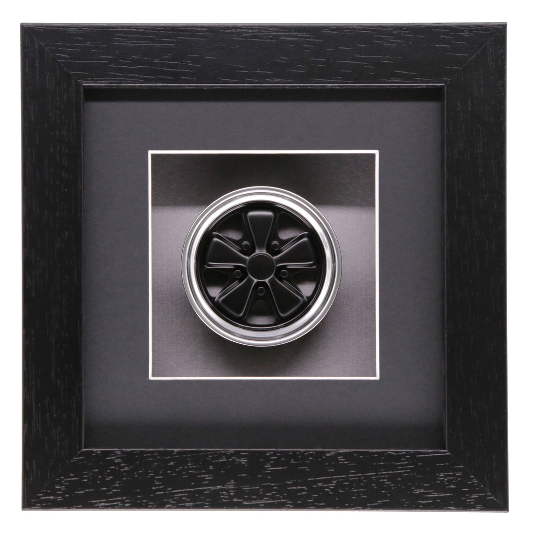 Fuchs 16" Wheel Model Porsche Art Box Framed