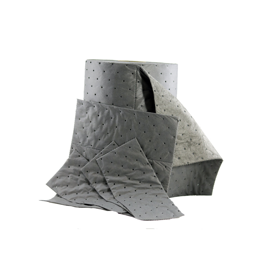 Gray Perforated Universal Absorbent Pads - 16 Inch x 18 Inch