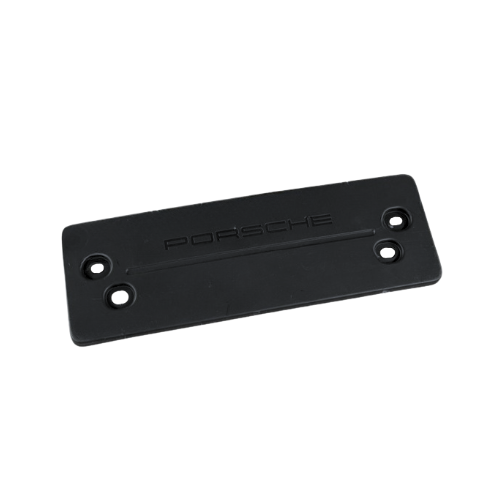License Plate Holder - Matt Black - Cayenne | 2018-2024 9Y0807287DOK1