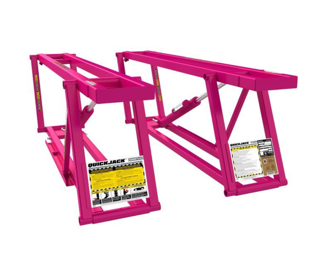 Limited-Edition Pink QuickJack 8000TLX Portable Car Lift | Sierra Madre ...