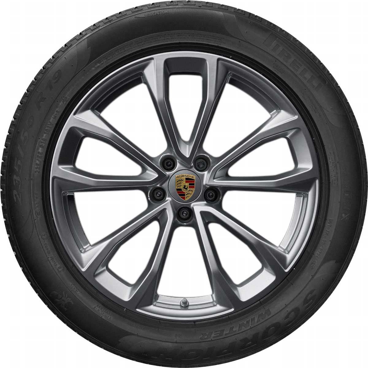 Porsche 19 in Winter Wheel Set Design Pirelli - 95B044650B - Macan 15 ...
