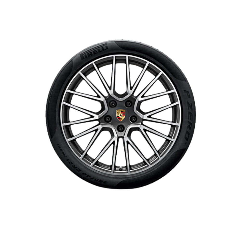 Porsche 21 Inch RS Spyder Design Summer Wheel And Tire Set - 9Y0044661