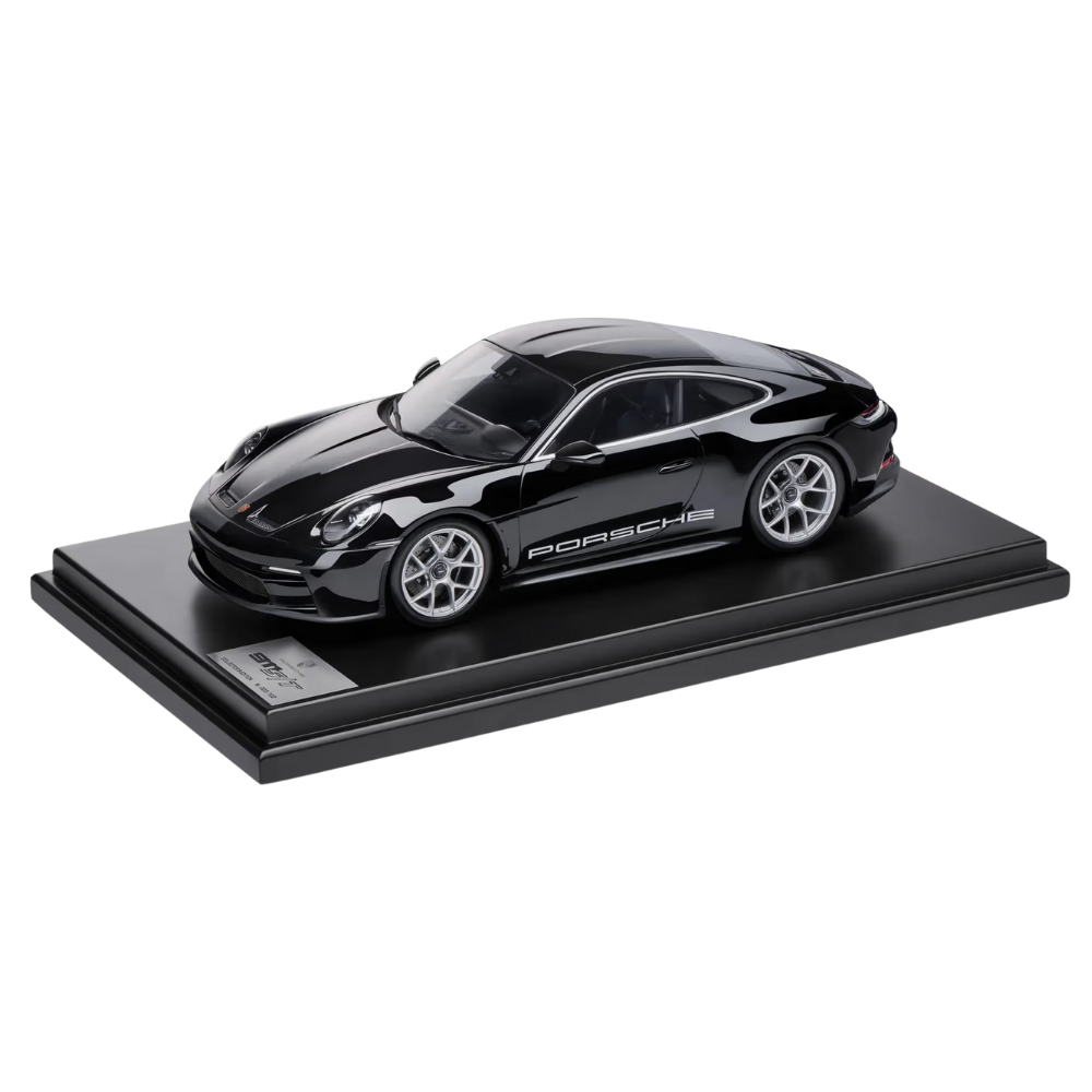 Porsche 911 S/T 992 Black Resin Collectors Model Car - Scale 1:12 ...
