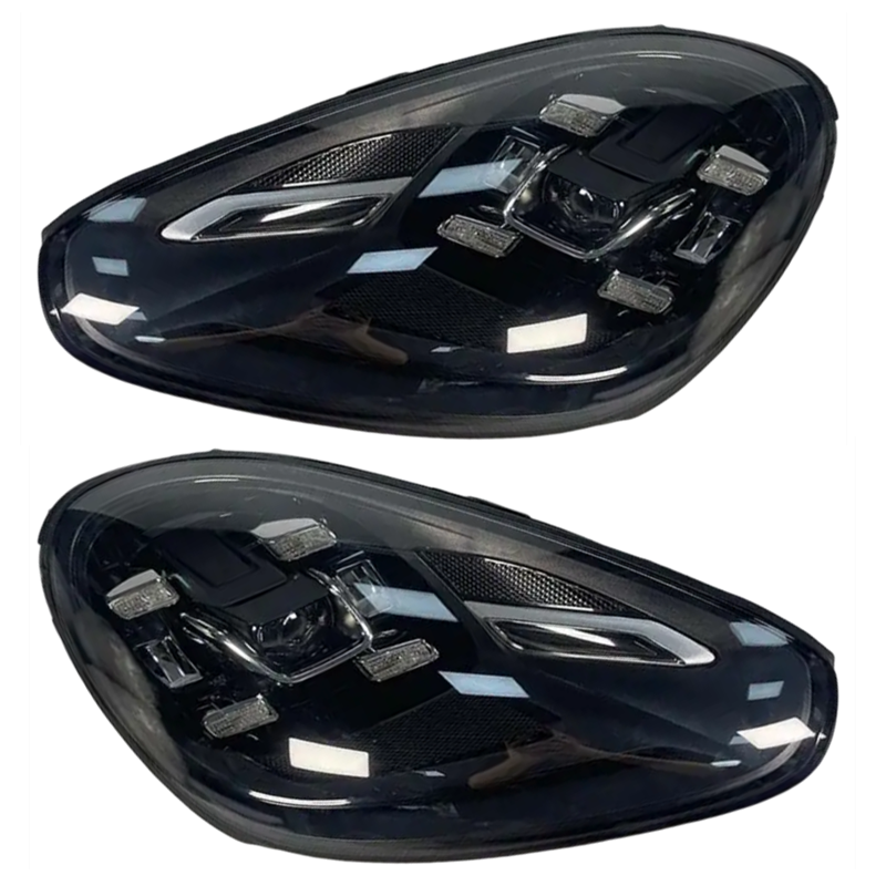 Porsche Bi Xenon Headlights - Black with PDLS - 98204490015 - 982 17-2