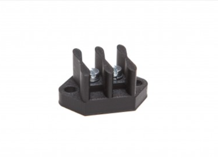 Porsche Cable terminal rear fuse panel 2 pole - 911/912 65-68 901-612-