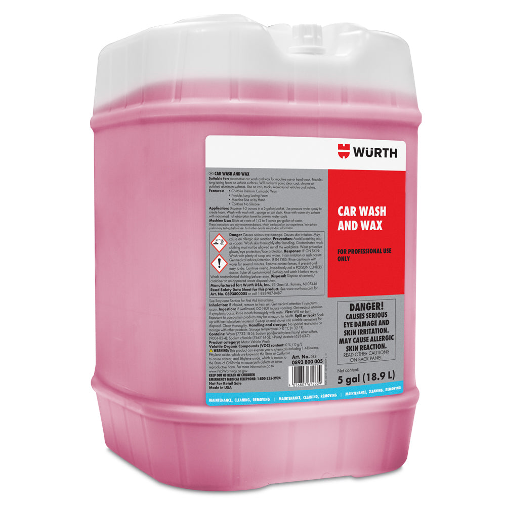 Porsche Car Wash and Wax 5 Gallon 0893800005