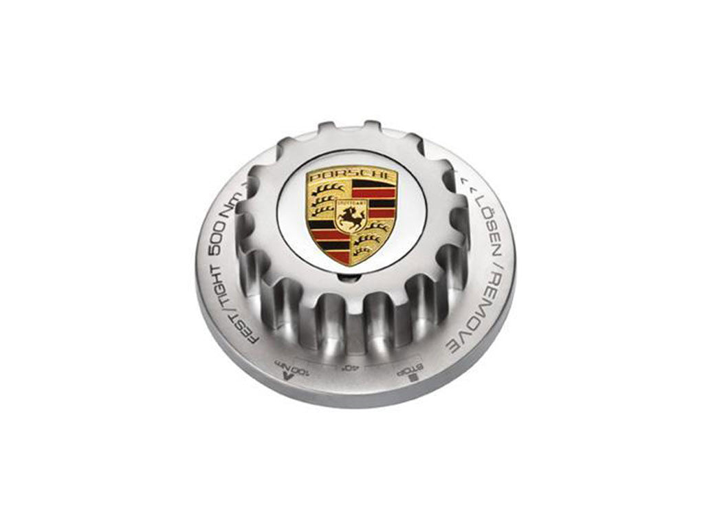 Porsche Center Lock Style Metal Bottle Opener