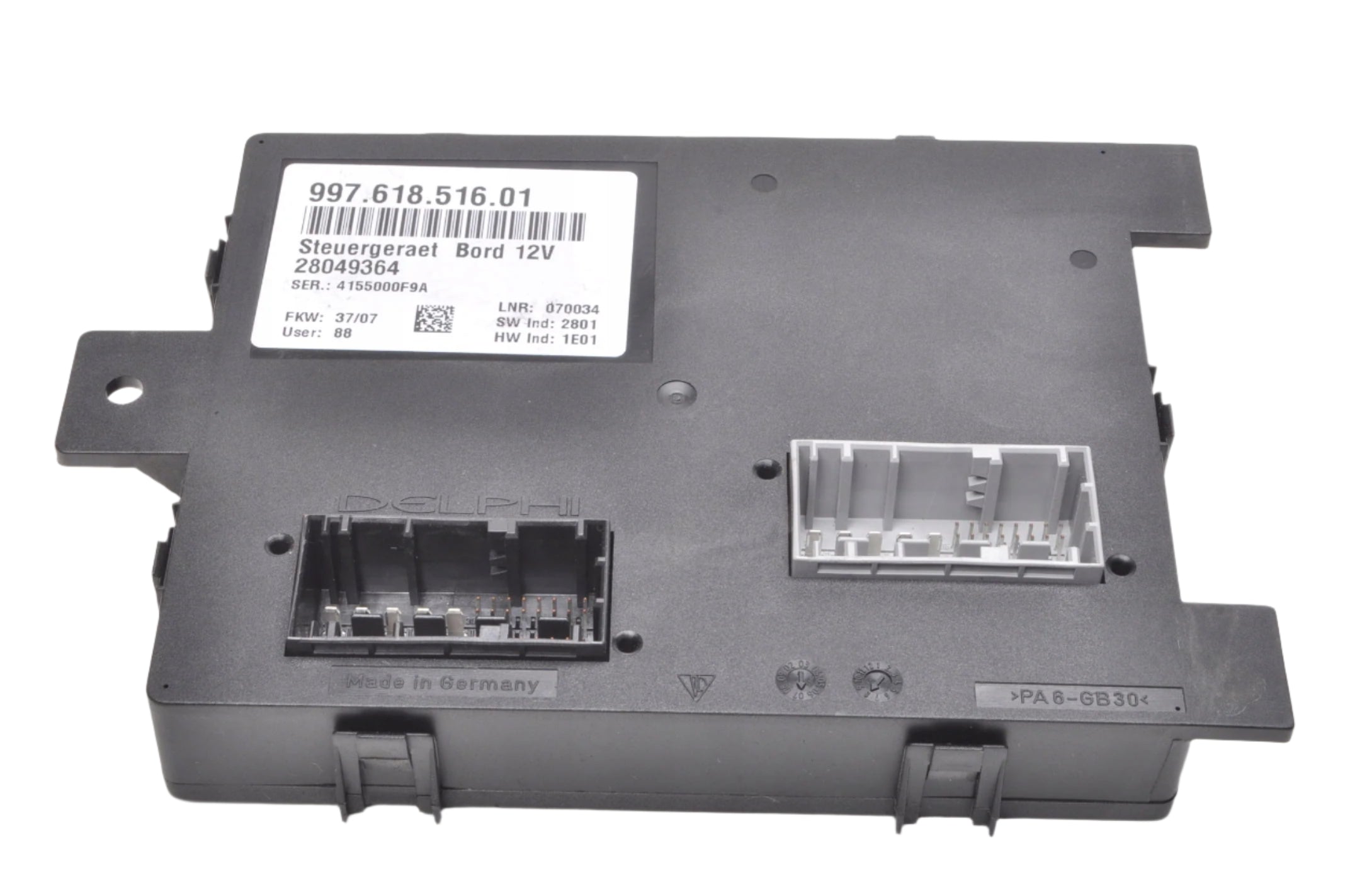 Porsche Control Unit - 911/Boxster/Cayman 05-13 997-618-516-01 | Sierra ...