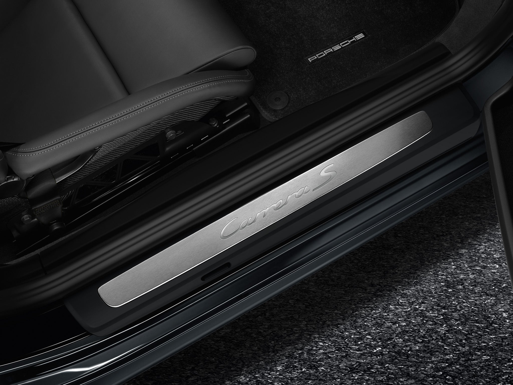 Porsche Door Entry Guards In Stainless Steel - 99104480006 - 991 12-18 ...