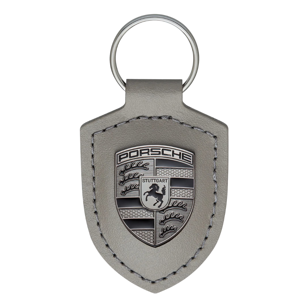Porsche Essential Crest Keyring - Turbonite