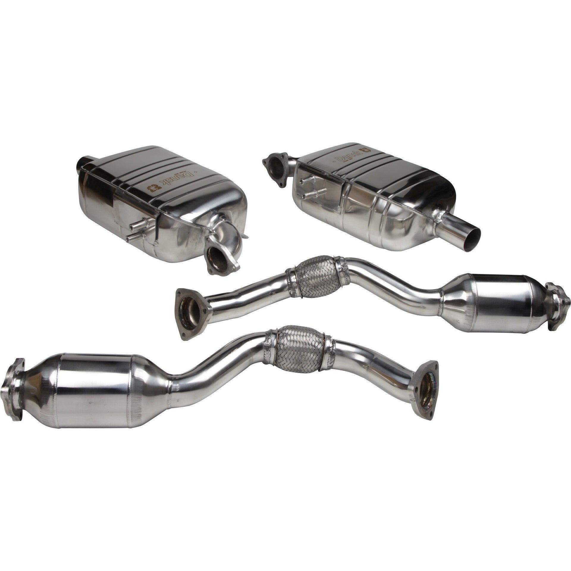 Porsche Exhaust Set - Sport - Rear - Boxster 987/Cayman 987C 04-09 ...