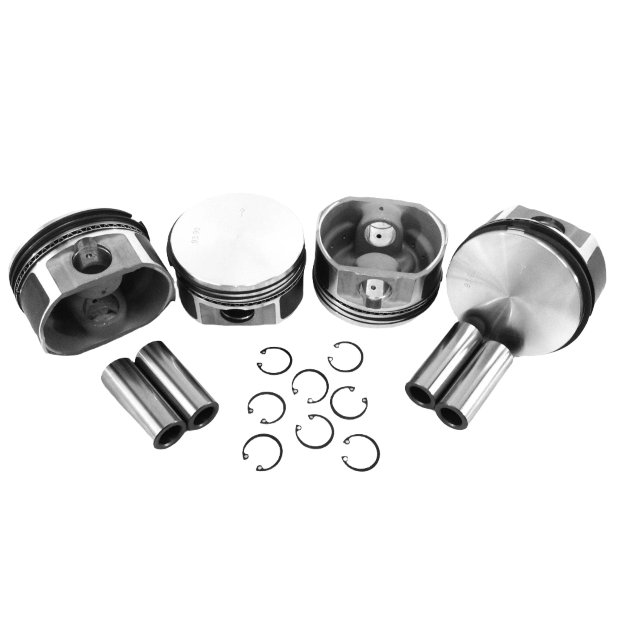 Porsche Flat Top Piston Set - 90mm - 914 70-76 VW9000T4FP | Sierra ...