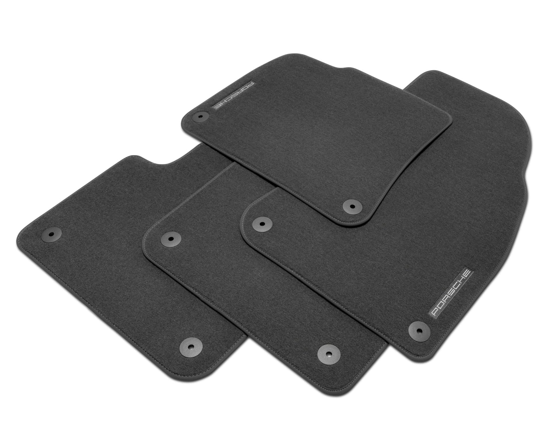 Porsche Floor Mats Textile Slate Grey - 9Y1863011A OU6 9Y1863011A-OU6 ...