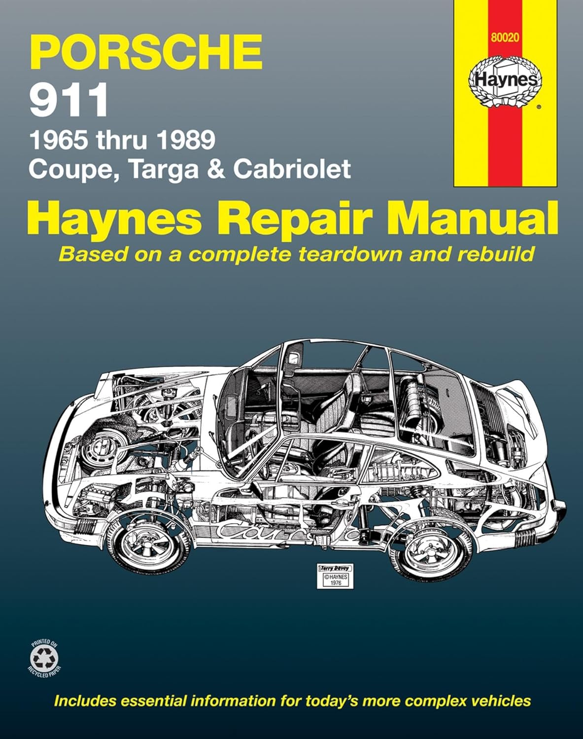 Porsche Haynes Repair Manual - 911 65-89 103995 | Sierra Madre ...