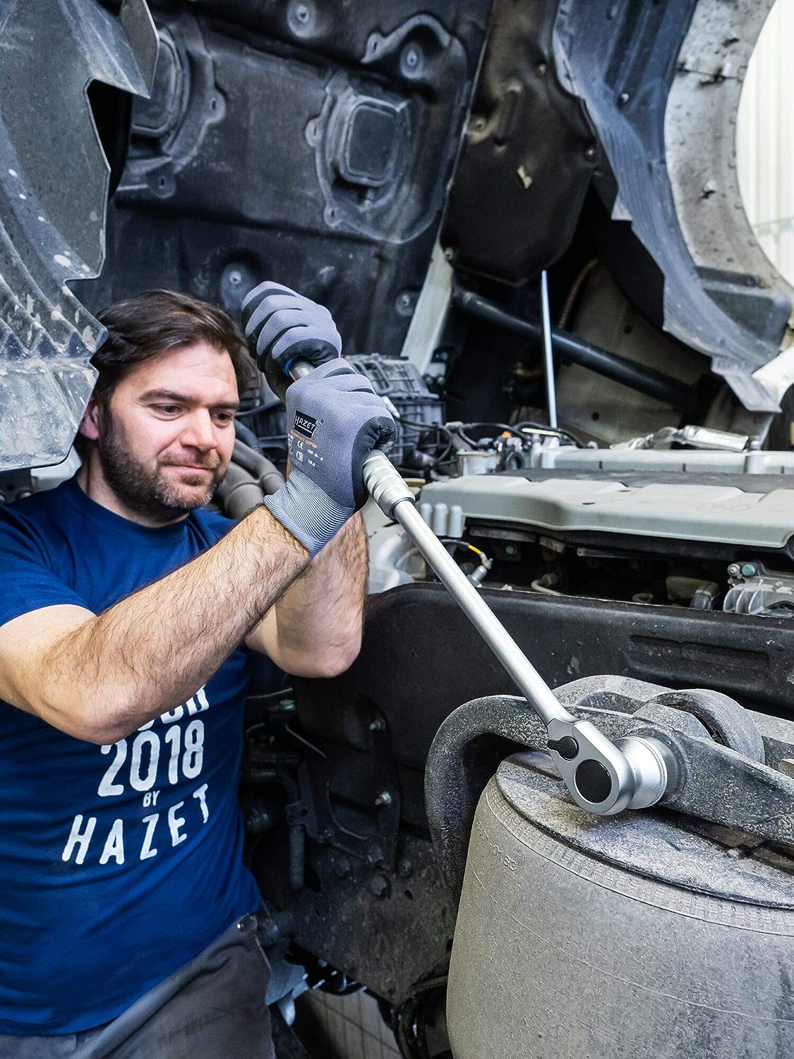 Porsche Hazet HZ916HPLG Fine Tooth 1/2 in Reversible Ratchet ...