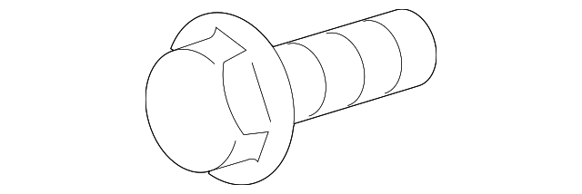 Porsche Hex Head Screw 6X18 - 90037821401 - 911 90037821401