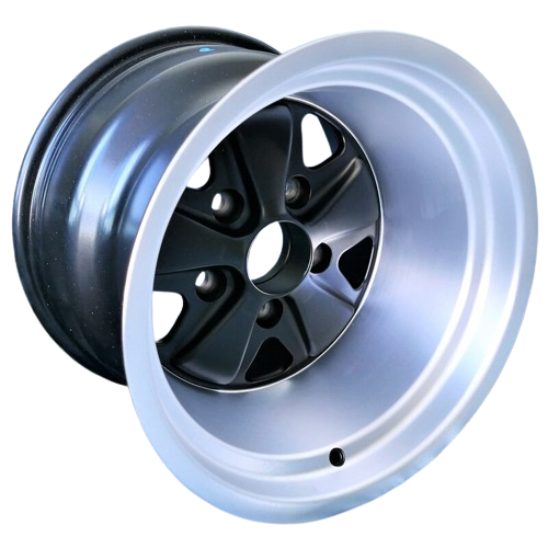 Porsche Maxilite Fuchs Black/Diamond Cut Lip Wheel 11x15 - 930 76-89 M