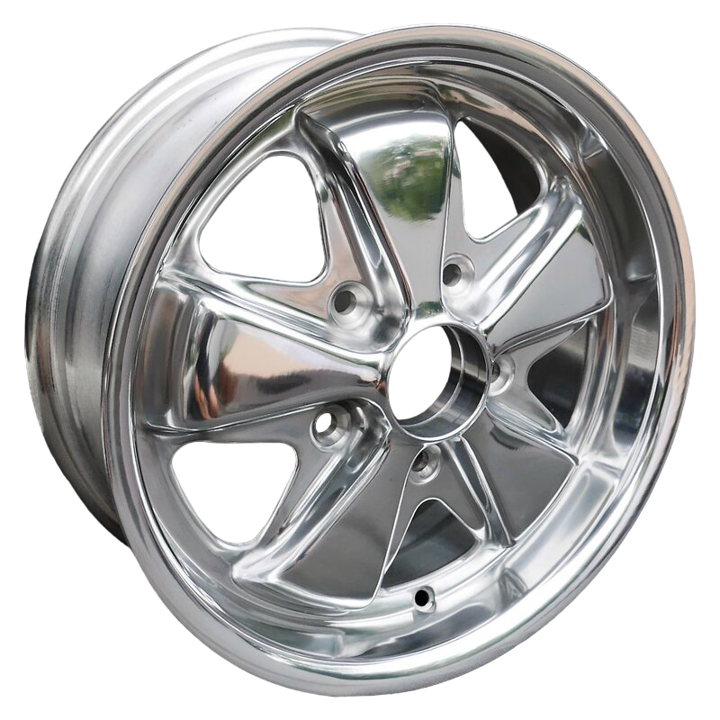 Porsche Maxilite Fuchs Polished Wheel 6x15 - 356C/911/914-6 64-89 MX16
