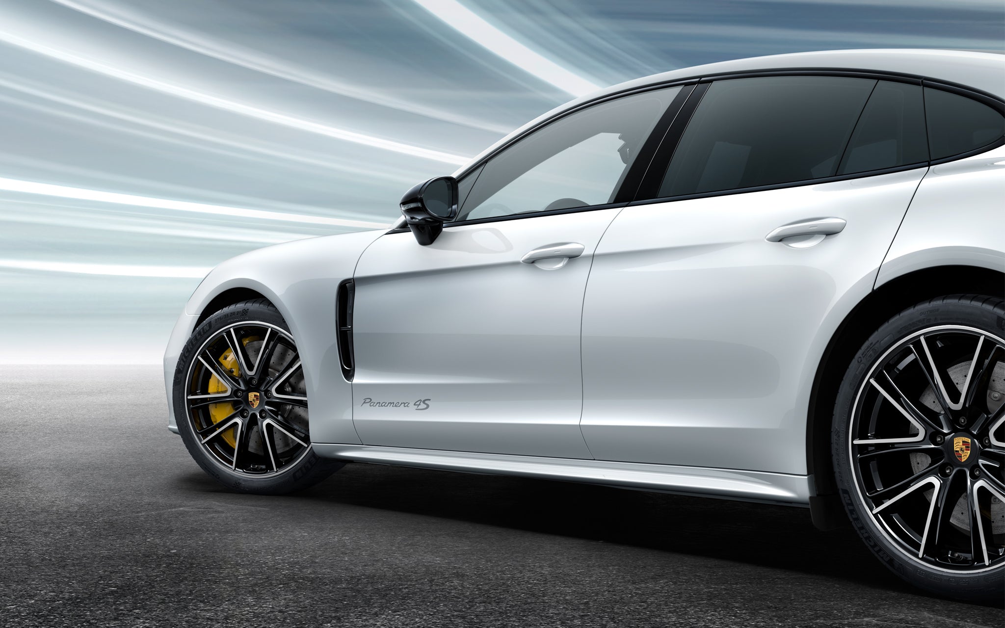 Porsche Model Designation On Doors - Silver - 97104488101V04 - Panamera ...