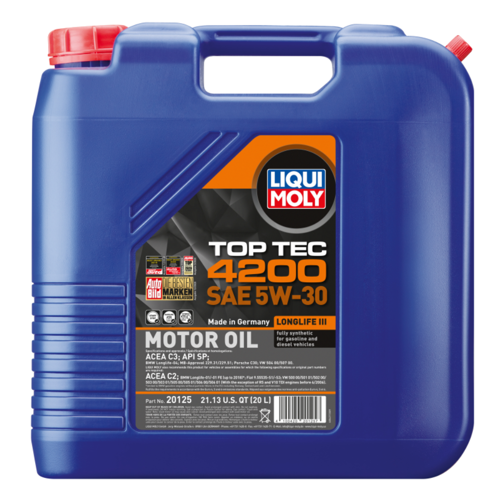 Porsche Motor Oil Top Tec 4200 SAE 5W-30 20L 20125 | Sierra Madre ...