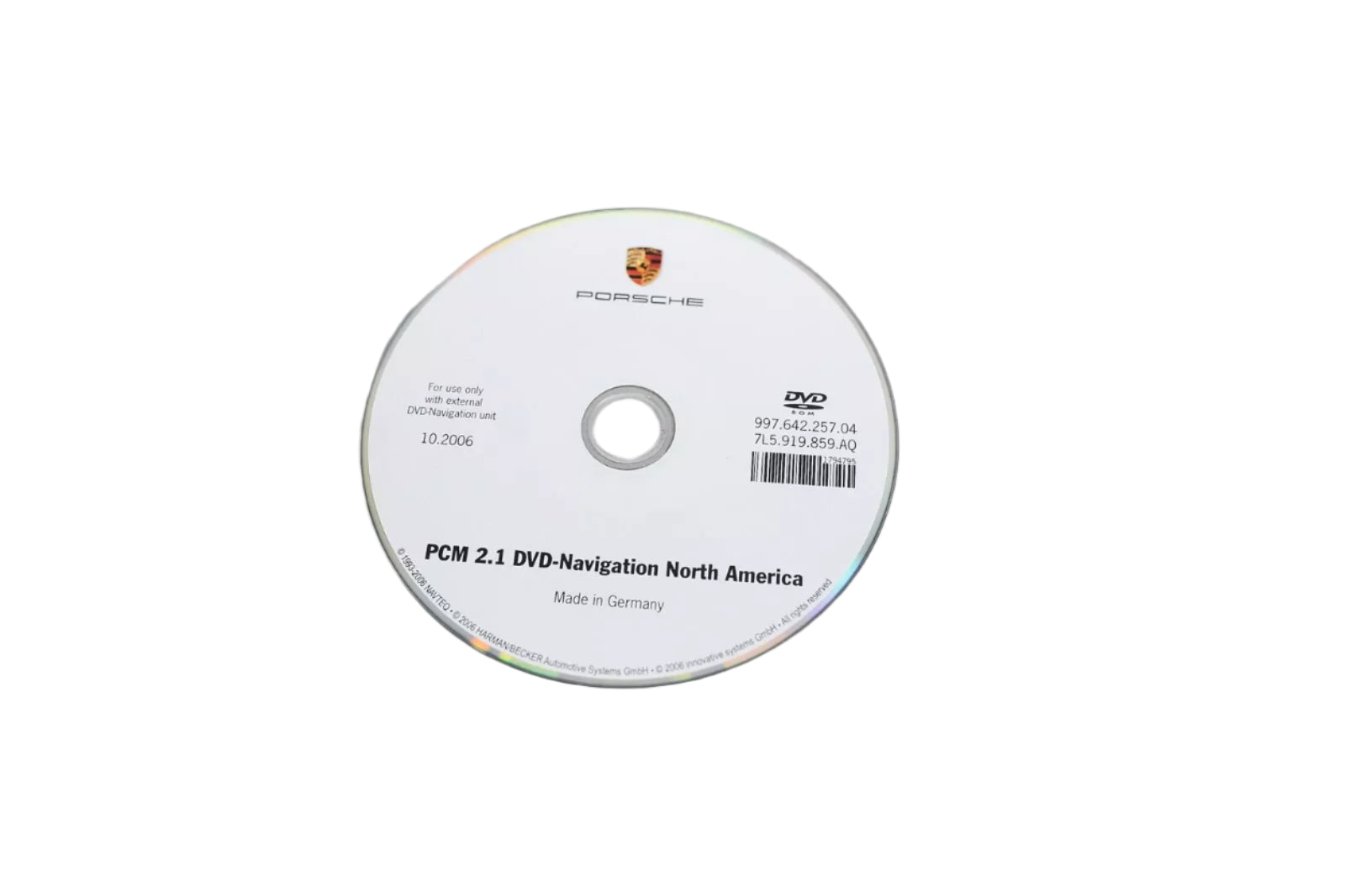 Porsche Navigation DVD North America - 911/Boxster/Cayman/Cayenne 05-11 ...