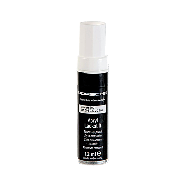 Porsche Paint Touch-Up Applicator Black 12ml - 911/924/928/944/968 78-
