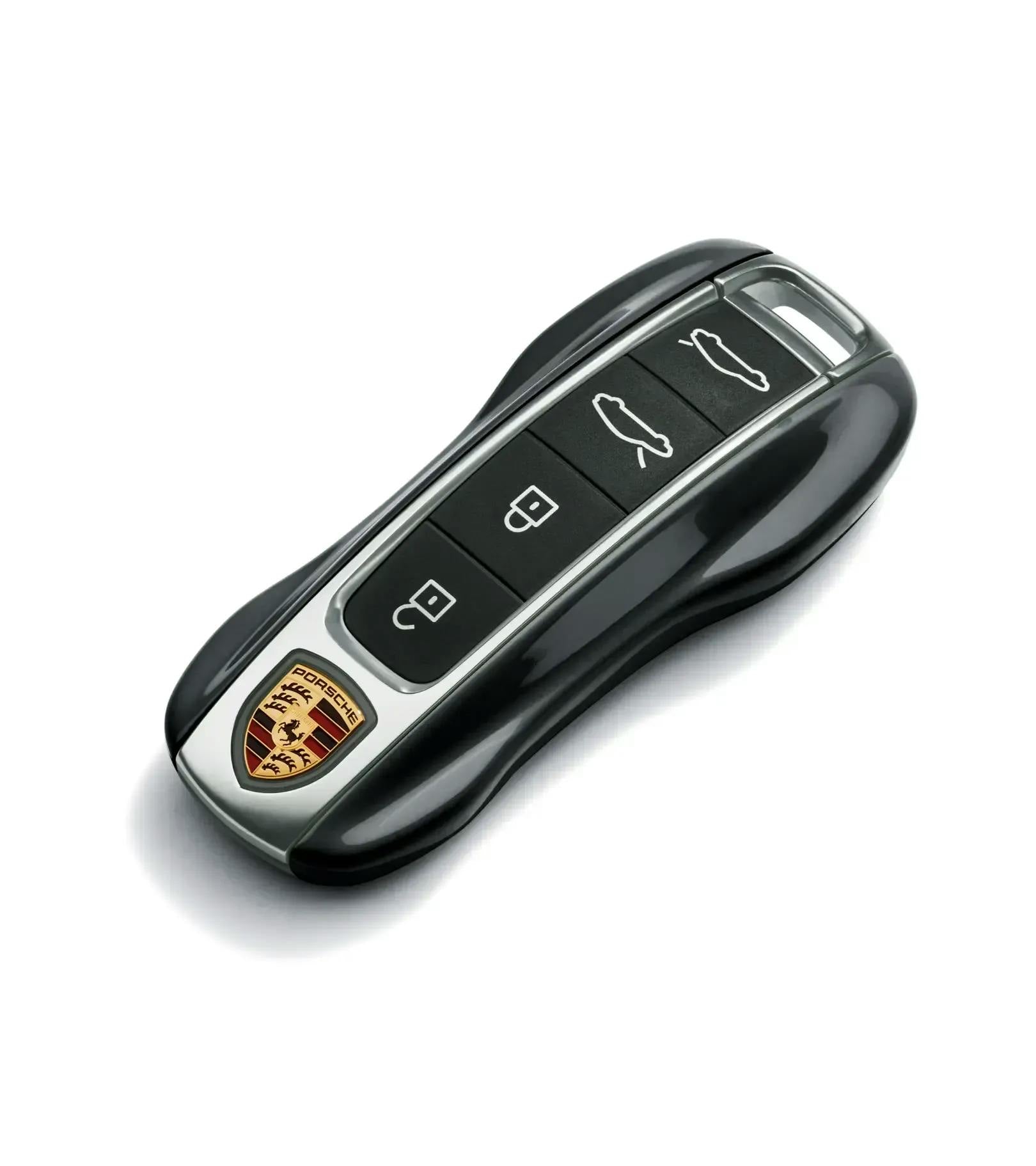 Porsche Painted Vehicle Key Jet Black - 971044801C9X - 911 - Cayenne ...
