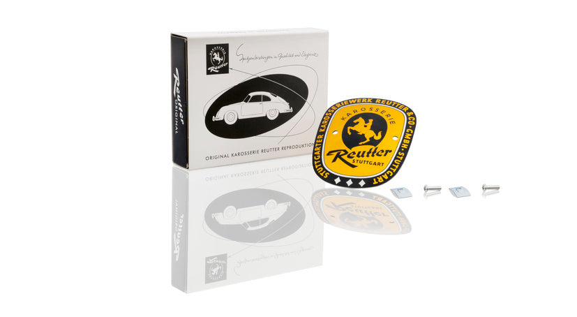 Porsche Reutter Badge - 356/356A/356B 54-61 PSP-723-006-00 | Sierra Madre Collection | Porsche ...