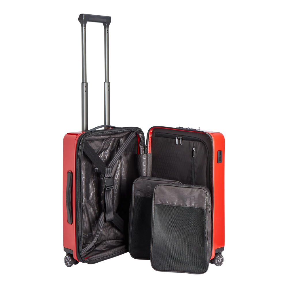 Porsche Roadster Red Business Hardcase Trolley - Small