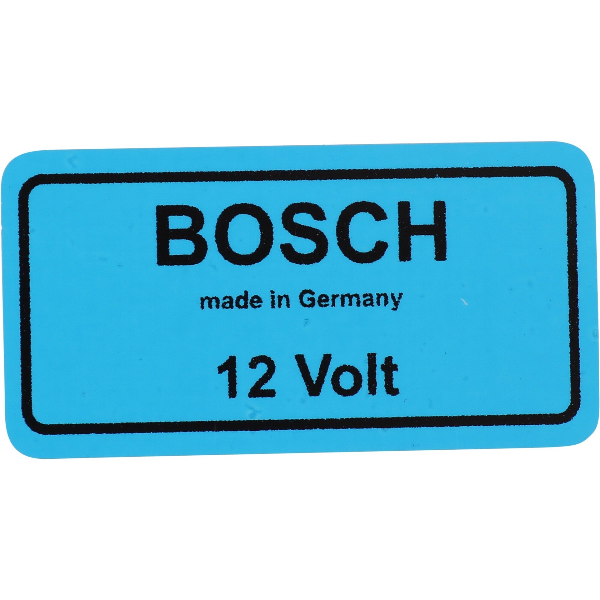 Porsche Sticker Bosch made in Germany 12 Volt Blue - 356C/912/914 64-76 ...
