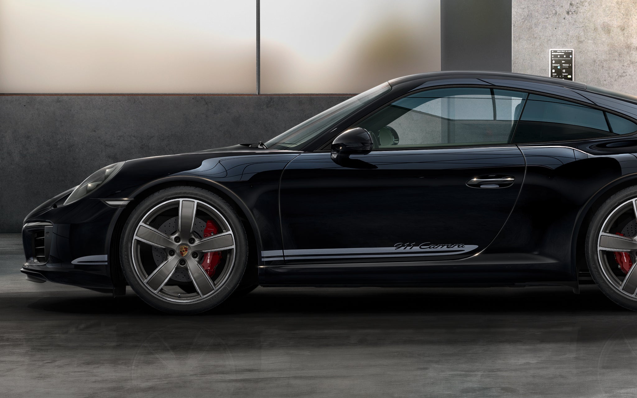 Porsche Targa 4S Model Logo On Side - Black - 99104480425041 - 991 12 ...