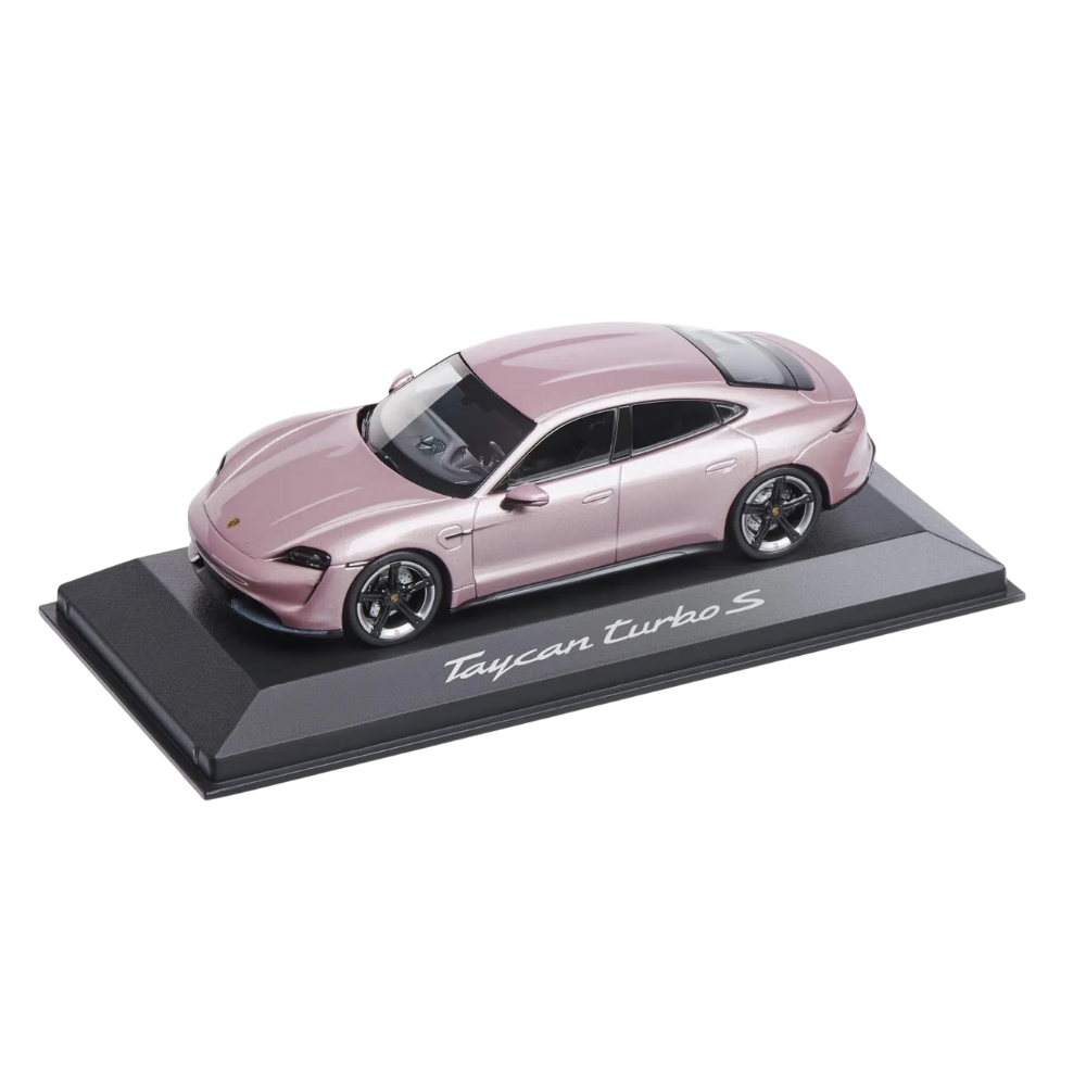 Porsche Taycan Turbo S Frozen Berry Metallic Collector Model - 1:43 ...