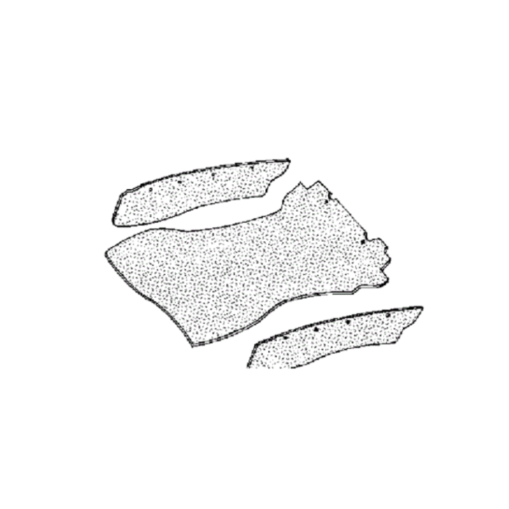 Porsche Trunk Carpet - Sliver Knit - 911/930/964 86-94 SMC-550-043 ...