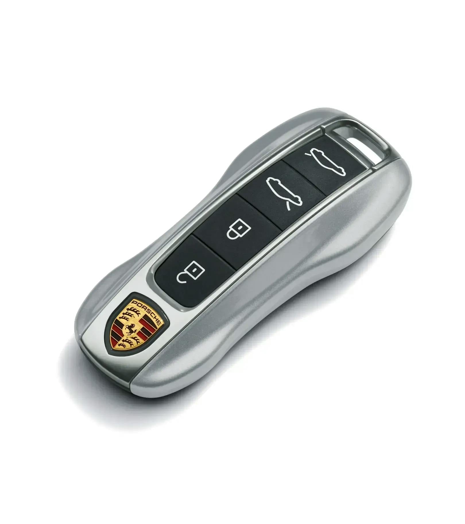 Porsche Vehicle Key Rhodium Silver - 911/Boxster/Cayman/Cayenne/Macan ...