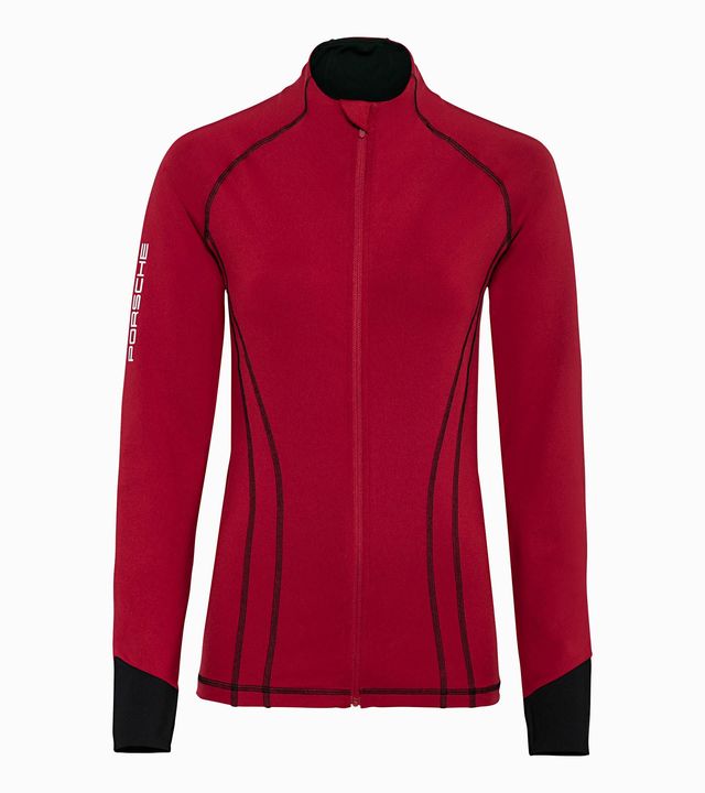 Porsche Womens Red Fitness Yoga Jacket - XL | Sierra Madre Collection ...