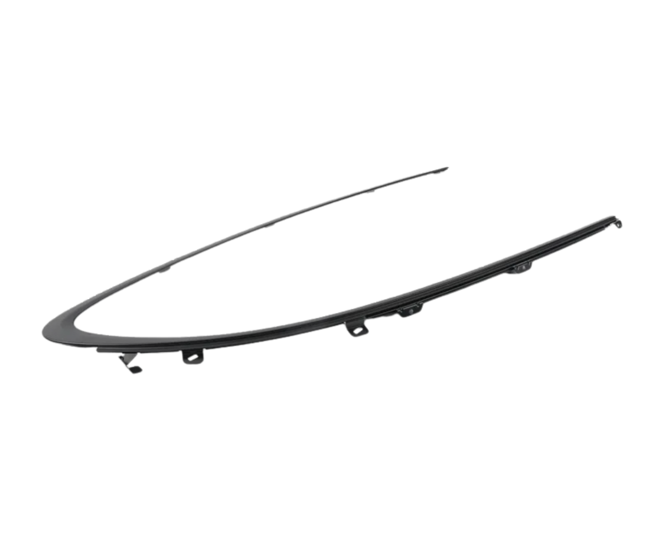 Right Window Well Trim Strip - Matt Black - Panamera | 2010-2016 ...