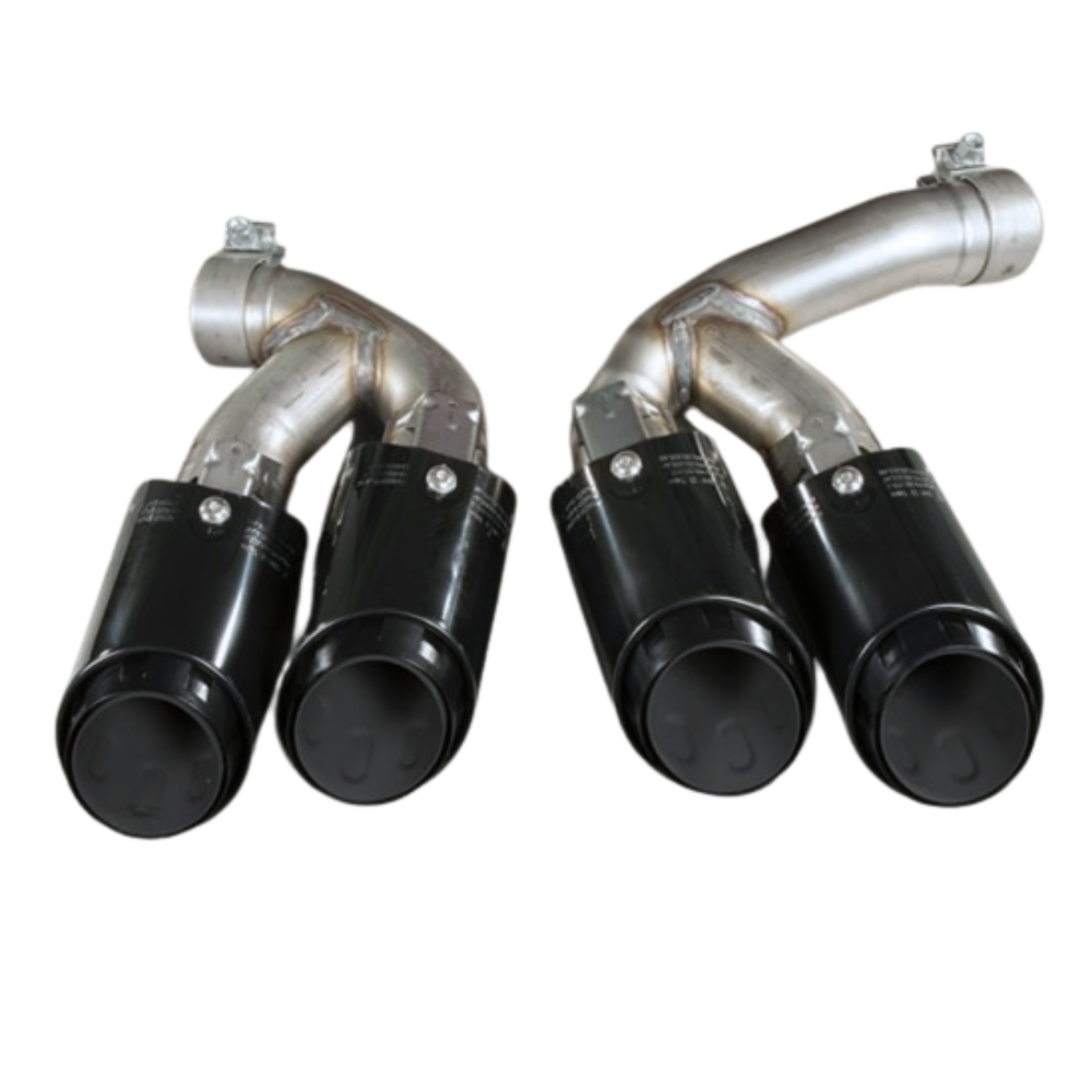 Sport Version Retrofit Kit Tailpipe - Black - Cayenne | 2018-2024 ...