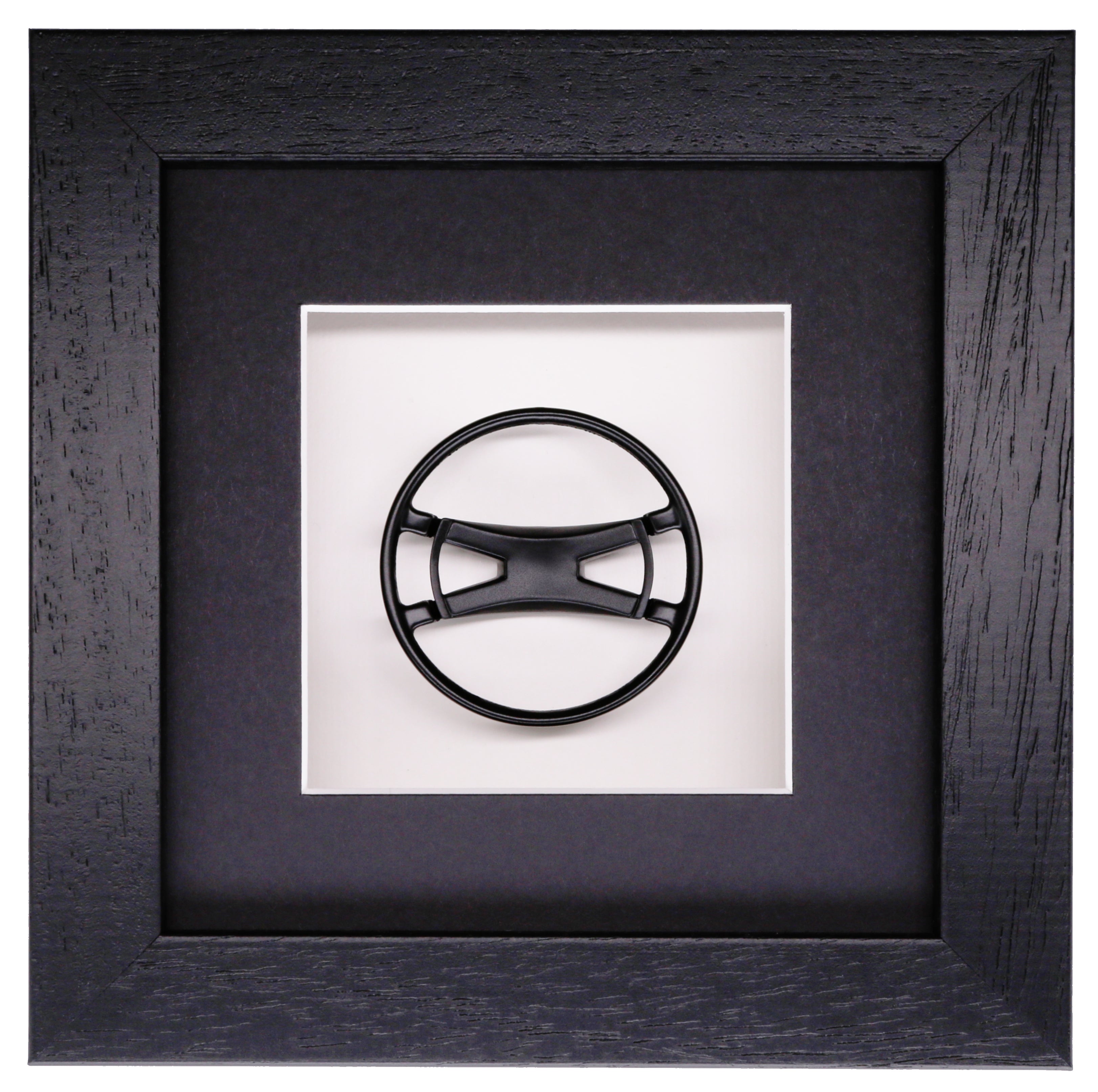 Steering Wheel 911 1969-73 Batwing Style Porsche Art Box Framed