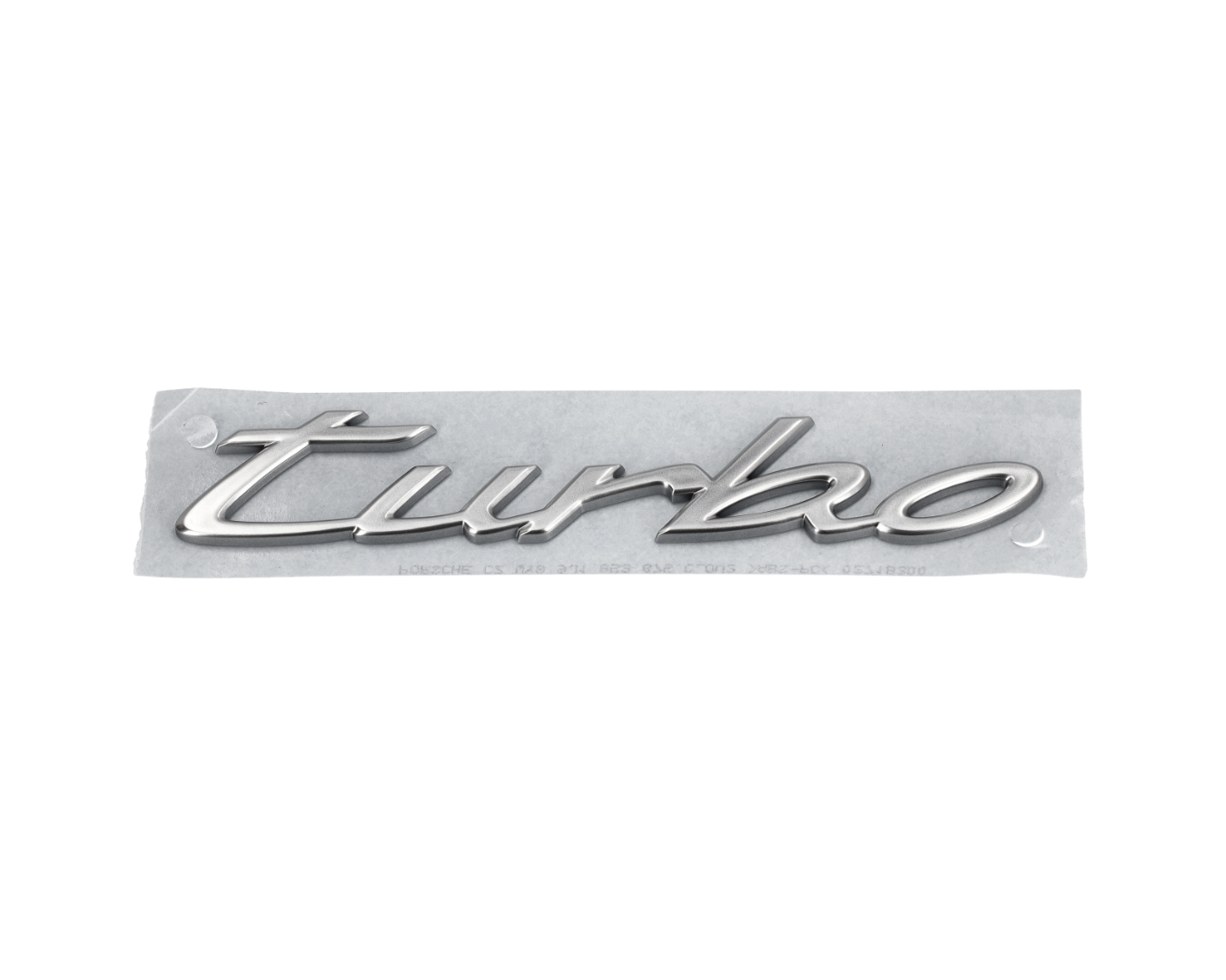 Turbo Emblem Logo - Light Silver Metallic - Taycan | 2020-2023 | Sierra ...