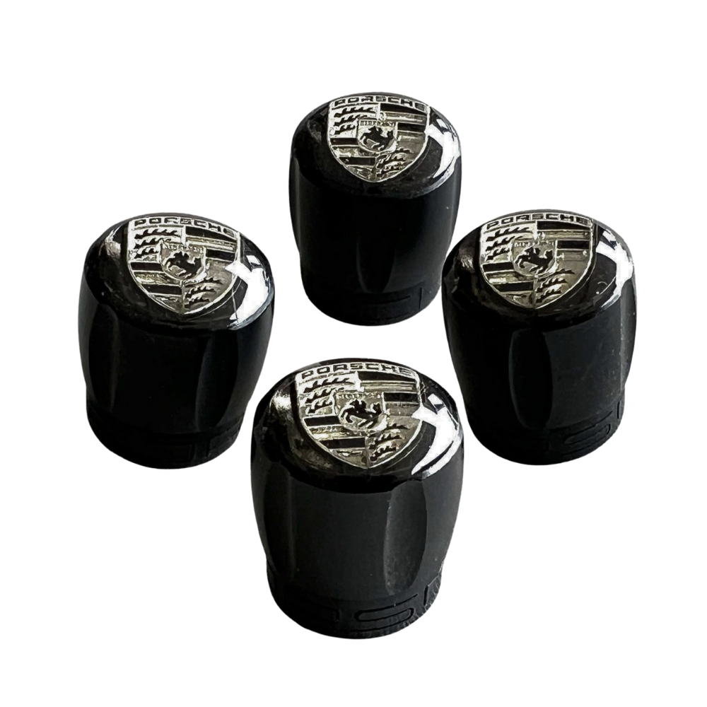 Wheel Silver Crest Valve Cap Set - 911 | 2012-2018 | Sierra Madre ...
