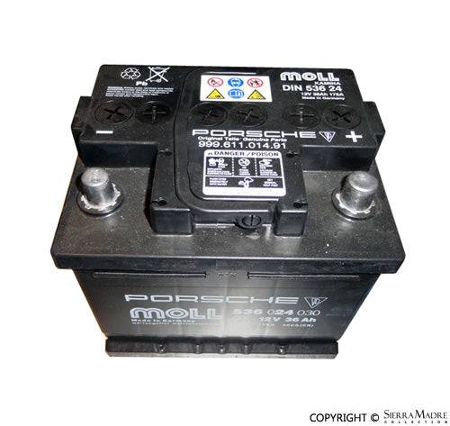Porsche Battery - 36Ah - 911 69-73