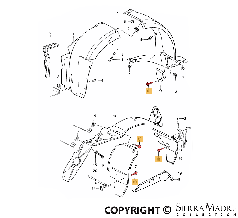 Porsche Bolt w/ Washer - 964 89-94 900-143-159-07 | Sierra Madre ...