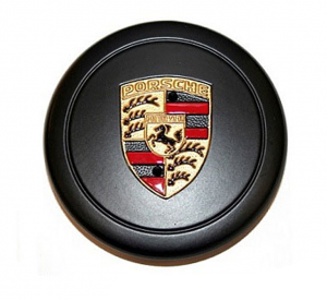 Porsche Center Cap with Painted Crest - Ring Clip 74-89 911-361-032-28P ...