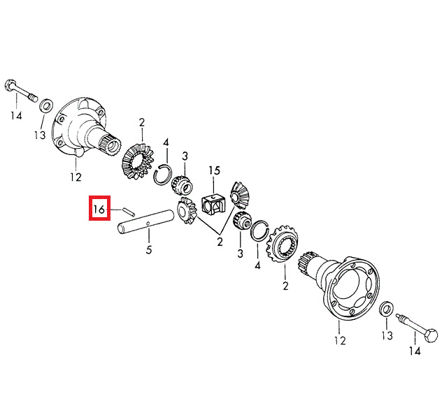 Porsche Differential Roll Pin - 6mm x 28mm - 914-6 70-72 900-308-005-00 ...